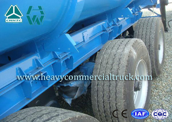 Customized 3 Axle Fuel Tank Semi Trailer  55 Tons - 75 Tons Large Capacity