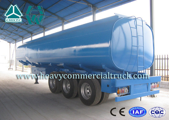 Customized 3 Axle Fuel Tank Semi Trailer  55 Tons - 75 Tons Large Capacity