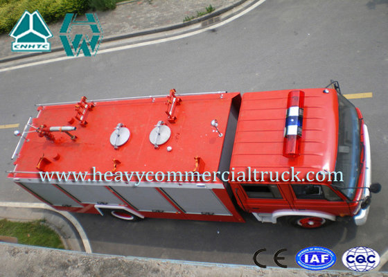 5 Tons Strong Power 4X2 Diesel Fire Fighting Truck 336 Hp Dongfeng Chassis