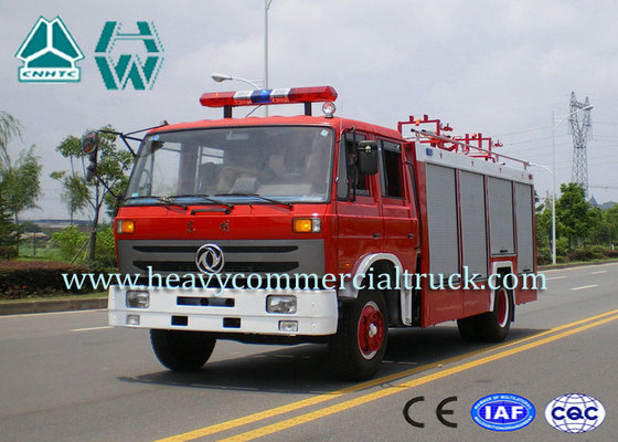 5 Tons Strong Power 4X2 Diesel Fire Fighting Truck 336 Hp Dongfeng Chassis