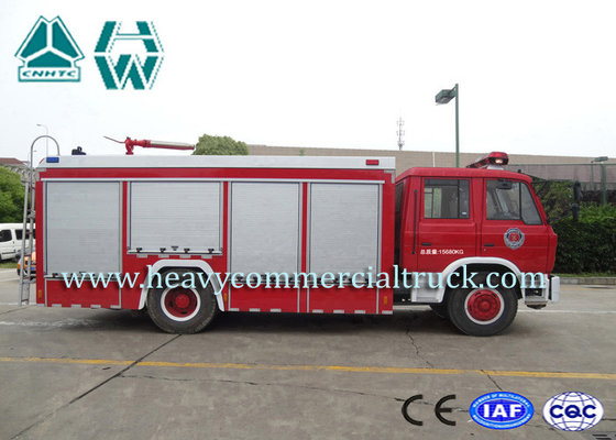 Multi Occupant Dongfeng Fire Fighting Truck With Double Cabin 6 Tons