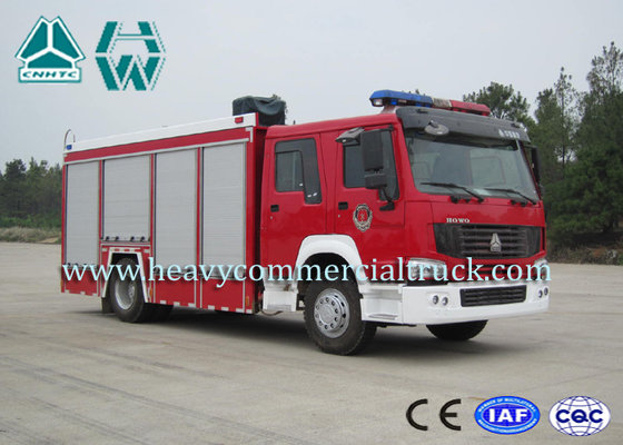 266Hp 4X2 Fire Fighting Vehicles / Fire Department Ladder Truck