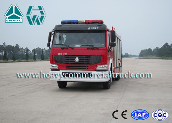 266Hp 4X2 Fire Fighting Vehicles / Fire Department Ladder Truck