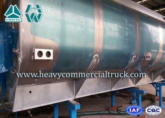OEM 20CBM Aluminum Alloy Fuel Tank Body , Gasoline Semi Truck