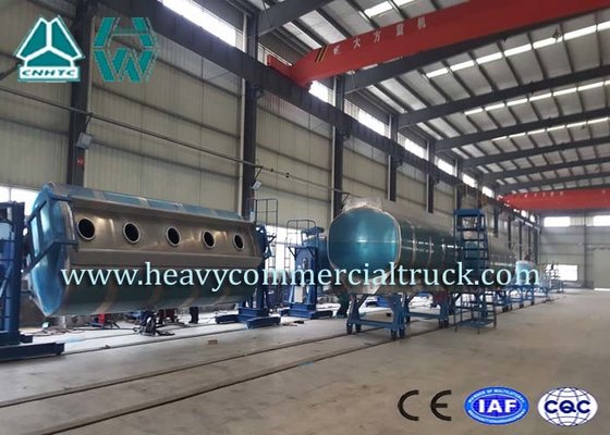 OEM 20CBM Aluminum Alloy Fuel Tank Body , Gasoline Semi Truck