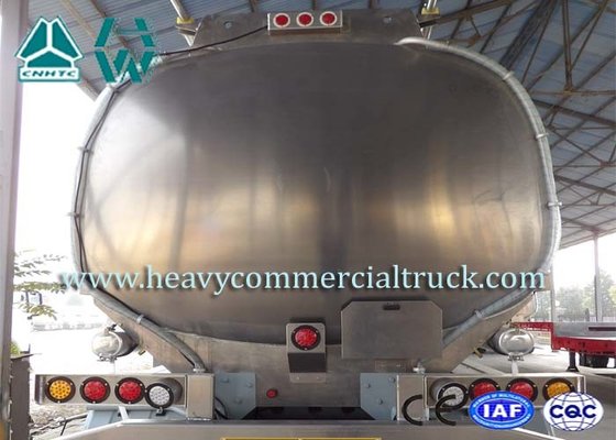 High Efficiency Aluminum Fuel Tank Semi Trailer 3 Axle Euro 2/3/4/5