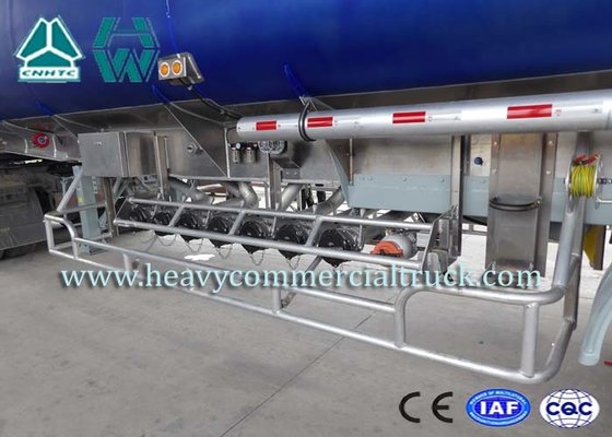 Safety Tri Axle Aluminum Alloy Fuel Tank Semi Trailer 30m3 - 45m3