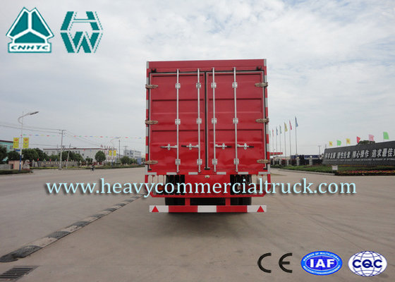 ZZ1317 Energy Saving Lorry Truck With Insulated Van , Refrigerating Installation