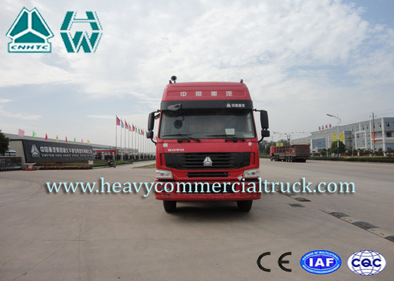 ZZ1317 Energy Saving Lorry Truck With Insulated Van , Refrigerating Installation