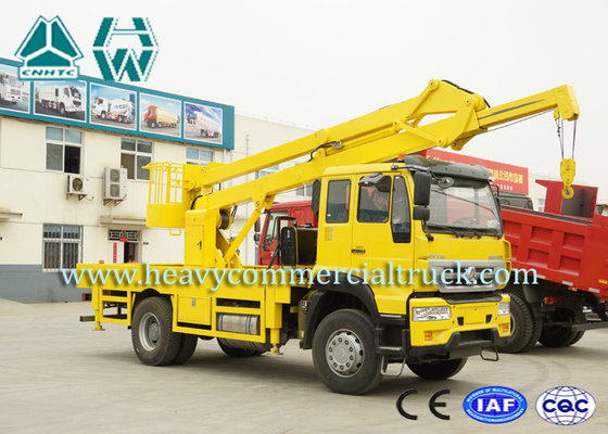SINOTRUK 4x2 High Strength Aerial Platform Truck with Fold Boom 190HP