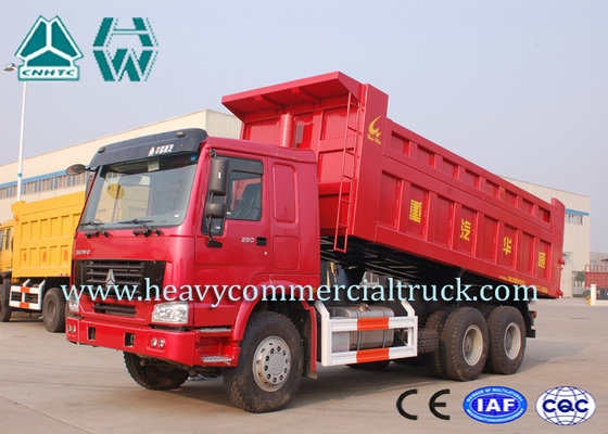 High Power Howo 8X4 Mining Dump Truck With Hydraulic Lifting Mechanism 40Tons