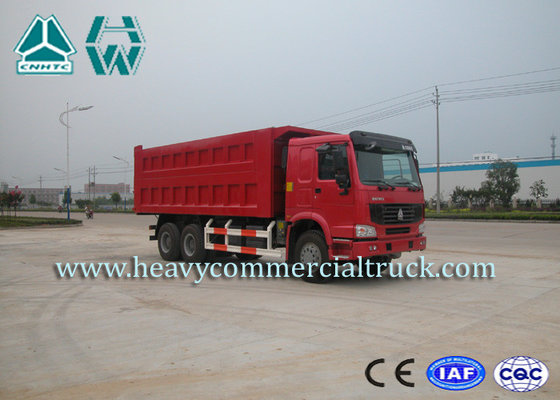 High Power Howo 8X4 Mining Dump Truck With Hydraulic Lifting Mechanism 40Tons
