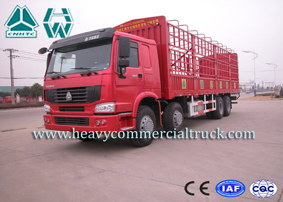 Sinotruk Howo Heavy Duty Cage Structure Lorry Truck 9280 x 2300 x 800mm