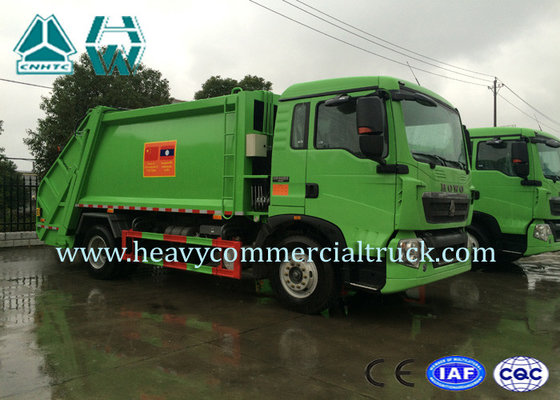 4X2 Howo Light Duty T5G Garbage Compactor Trucks Air Suspension System