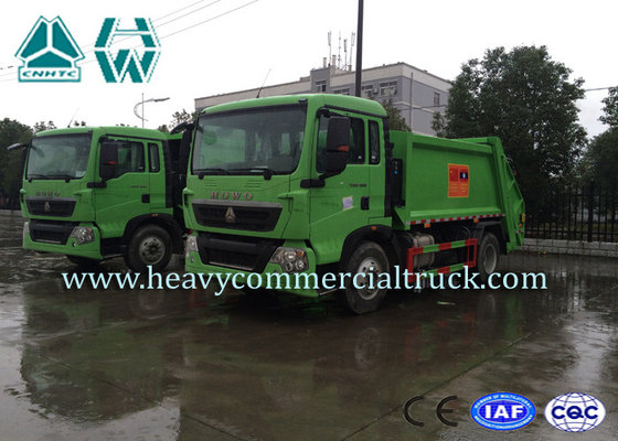 4X2 Howo Light Duty T5G Garbage Compactor Trucks Air Suspension System