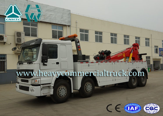 Hydraulic System Fast Speed Rotatable HOWO Recovery  Truck Low Fuel Consumption