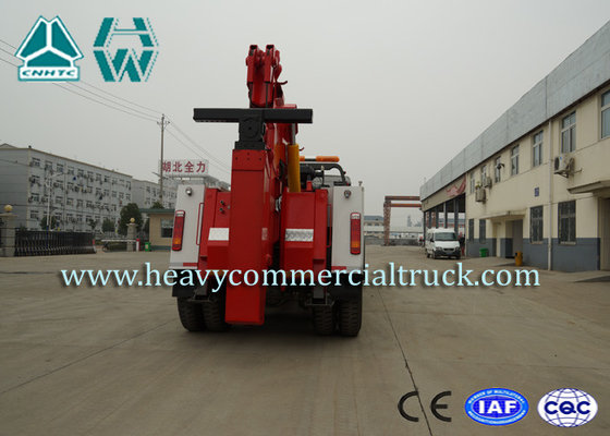 Hydraulic System Fast Speed Rotatable HOWO Recovery  Truck Low Fuel Consumption