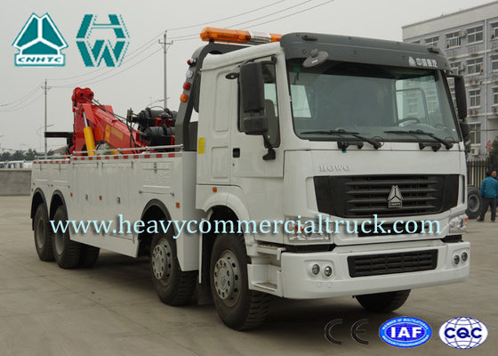 Hydraulic System Fast Speed Rotatable HOWO Recovery  Truck Low Fuel Consumption