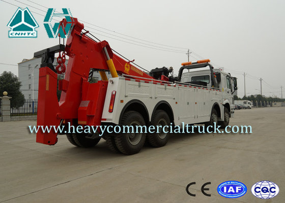 Hydraulic System Fast Speed Rotatable HOWO Recovery  Truck Low Fuel Consumption