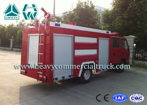 Economic Special Seat Water Foam Pumper Rescue Fire Truck With Hw Transmission
