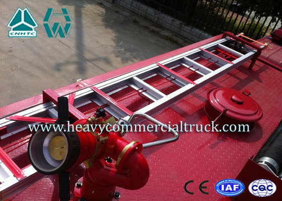 Economic Special Seat Water Foam Pumper Rescue Fire Truck With Hw Transmission