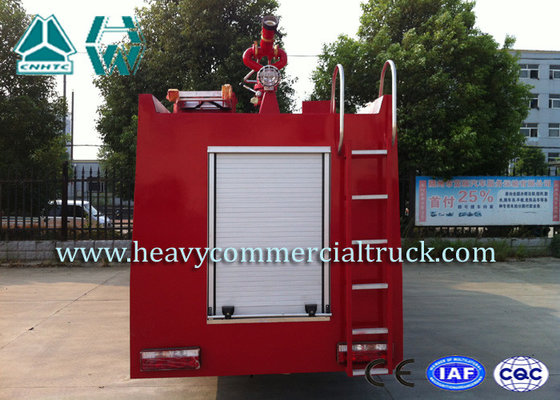 Economic Special Seat Water Foam Pumper Rescue Fire Truck With Hw Transmission