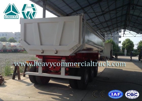 45CBM Hydraulic Cylinder Tri-axle Tipper Semi Trailer Heavy Duty Transport