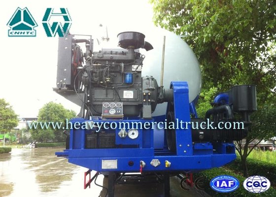 SINOTRUK Heavy Duty Dry Bulk Cement Tank Semi Trailer with Ball Valve