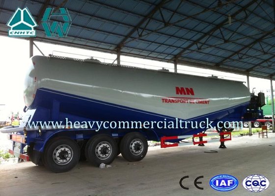 SINOTRUK Heavy Duty Dry Bulk Cement Tank Semi Trailer with Ball Valve