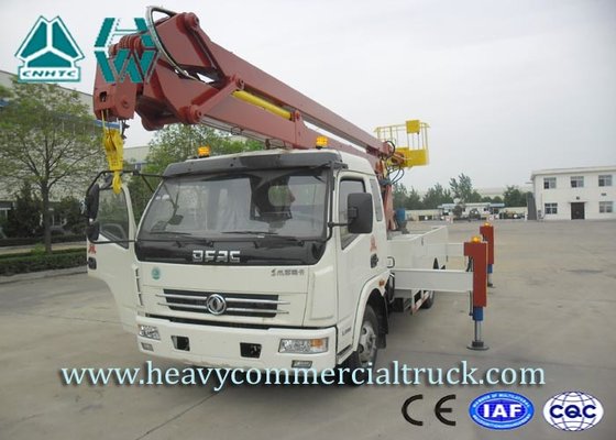 Electro Hydraulic Electric Aerial Platform Truck With Lifting Boom 14M - 16M