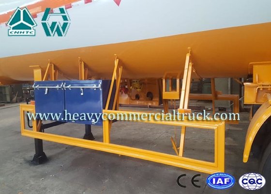 Low Fuel Consumption Aluminium LPG Semi Trailer Customized Design