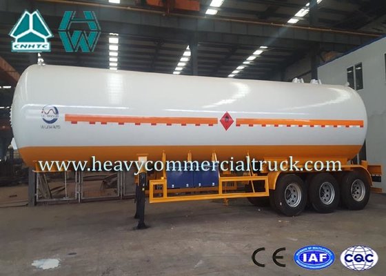 Low Fuel Consumption Aluminium LPG Semi Trailer Customized Design