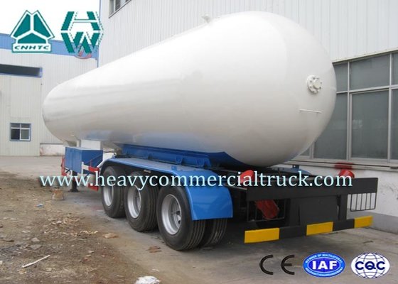 Longlife Pressure Vessel LPG Semi Trailer Reliable Structure Anti - Corrosion Coating