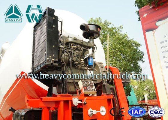 Anti Explosion Bulk Cement Tank Semi Trailer For Powder Material Transport