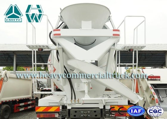 Commecial Mobile Concrete Mixer Truck With Self Locked System 290 HP - 420 HP