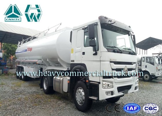 Multi Functional 35 Cbm Stainless Steel Fuel Tank Semi Trailer 3 axles