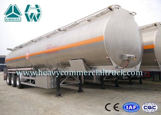 Dongfeng Aluminum Alloy Diesel Oil Tank Tri Axle Trailer 180 HP 12R22.5