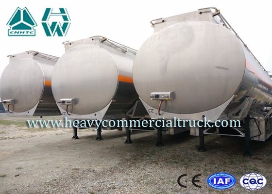 Dongfeng Aluminum Alloy Diesel Oil Tank Tri Axle Trailer 180 HP 12R22.5