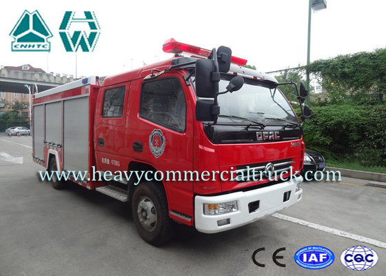 25 CBM 4 Tons Dongfeng High Speed Fire Fighting Truck  With Fire Pumps