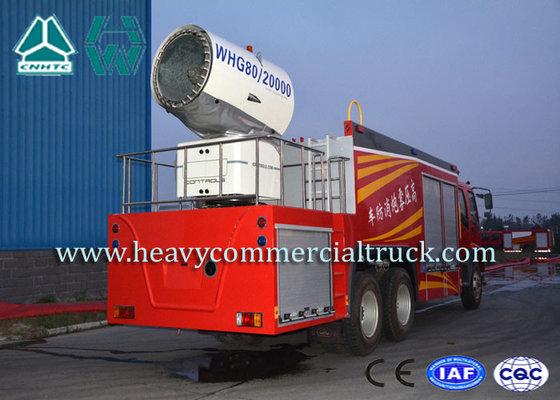 Electronic System High Pressure Fire Extinguisher Truck With Fume Remove device