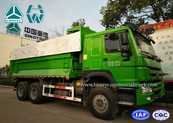 Diesel Engine 10 Wheels Mining Dump Truck 6x4 With Large Loading Capacity