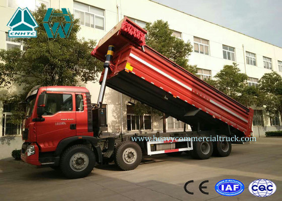 12 Wheels Mining Tipper Trucks For Loading Construction Material , 336HP Engine