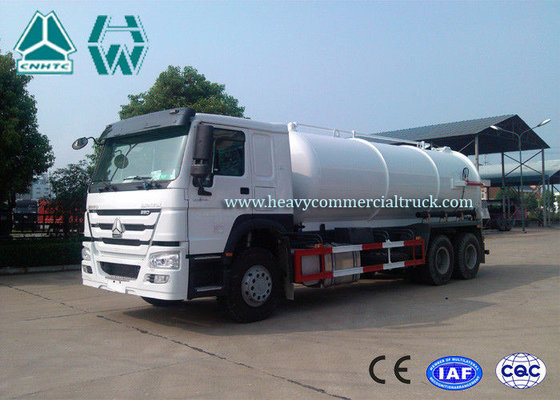 12 Cbm 6X4 Manual Diesel Sewage Pump Truck , Sewage Vacuum Truck