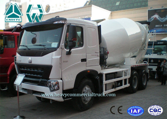 Sinotruk Hydraulic System Concrete Mixer Truck With Fan Heater Zz1257N3841W