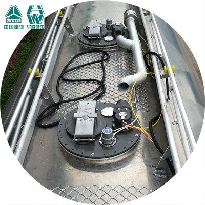 Multi Color Diesel Fuel Trailer , Customized Size Aluminum Tanker Trailer