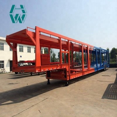 Long Distance Auto Hauling Trailers / Hydraulic Vehicle Transport Trailer