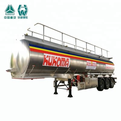 Semi Triple Axle Trailer / Multichannel Stainless Steel Tank Trailer