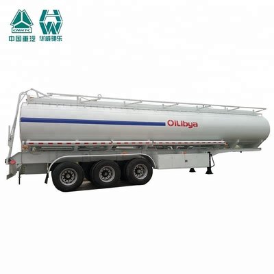 OEM Aluminum Fuel Tanks For Semi Trucks , Tri Axle Semi Trailer 45000 Liters