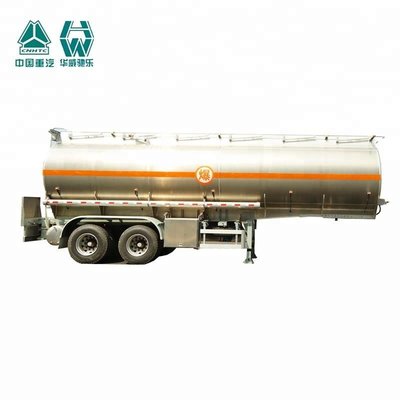 OEM Aluminum Fuel Tanks For Semi Trucks , Tri Axle Semi Trailer 45000 Liters