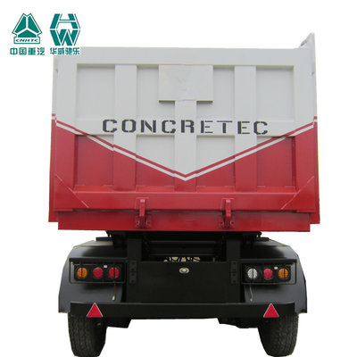 Steel Channel Tri Axle Chassis Tipper , Sinotruk Heavy Mining Trucks
